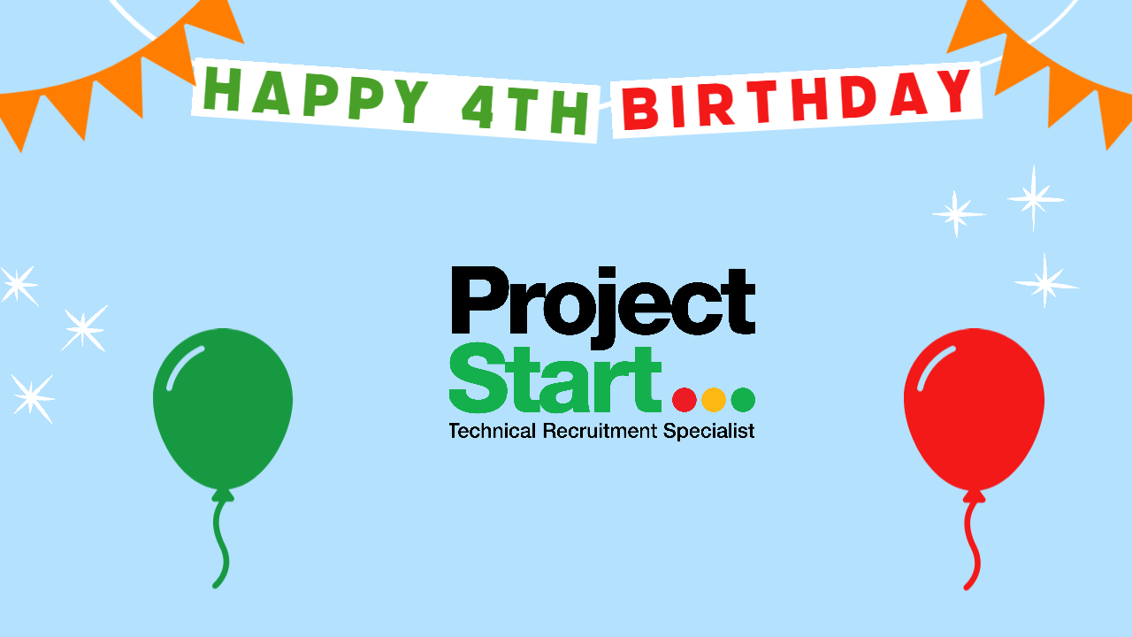 Celebrating 4 years at Project Start - Project Start Recruitment Solutions